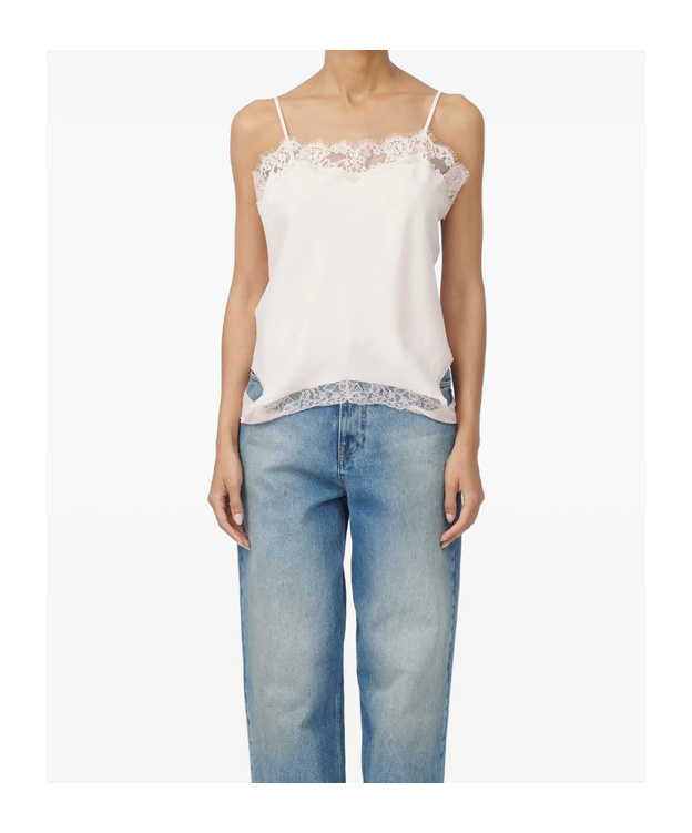 MAISON MARGIELA Mm6 Maison Margiela Mirrored Lace Slip Top